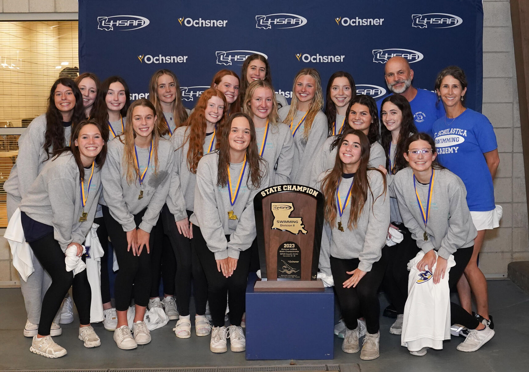 LUCKY NO. 13: SSA continues streak of state swim titles with total team ...