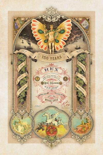 The butterfly king emerges for Mardi Gras in this year's 150th ...