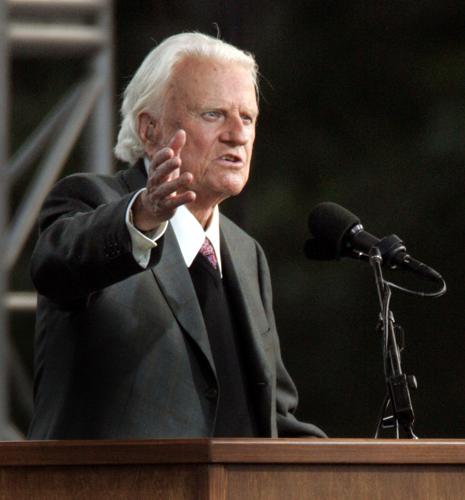 Evangelist Billy Graham, who reached millions through preaching ...