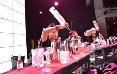 speed rack bartending