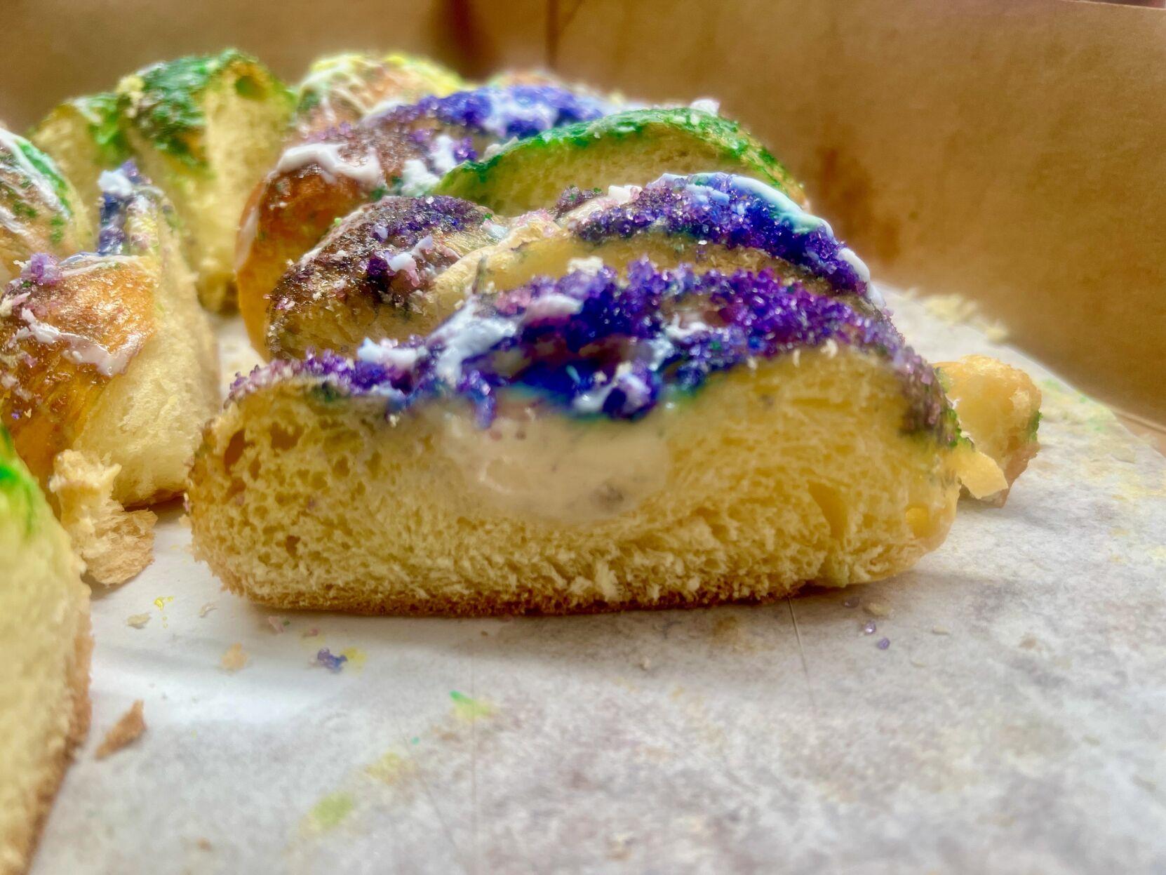 Ian McNulty tries the new Hubig's pie cream cheese king cake | Where ...