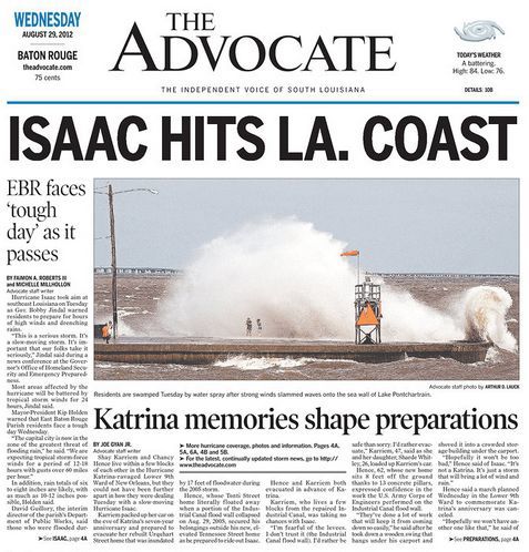 Here comes The Advocate: Baton Rouge paper pushing New Orleans ...