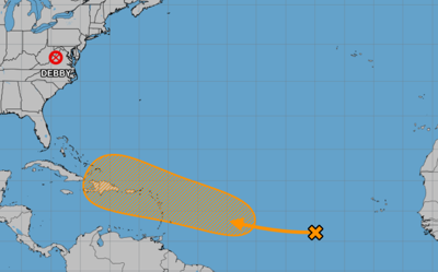 The latest on Debby and the tropical wave in the Atlantic | Hurricane ...