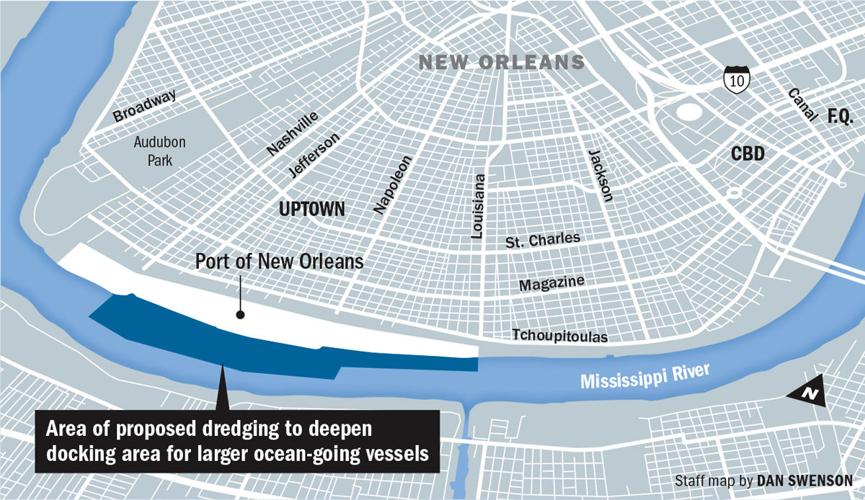 Corps, New Orleans port to deepen access to Uptown docks for large ...