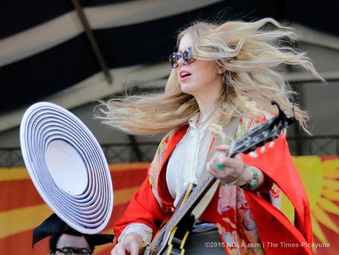 Kristin Diable shares a secret at New Orleans Jazz Fest 2015 ...