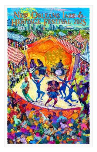 New Orleans Jazz Fest 2025 poster stars Tank and the Bangas | Arts | nola.com