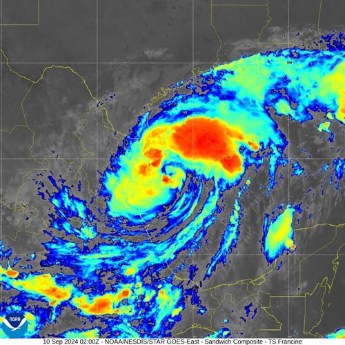 What will storm surge leves be in Louisiana for Francine? | Hurricane ...