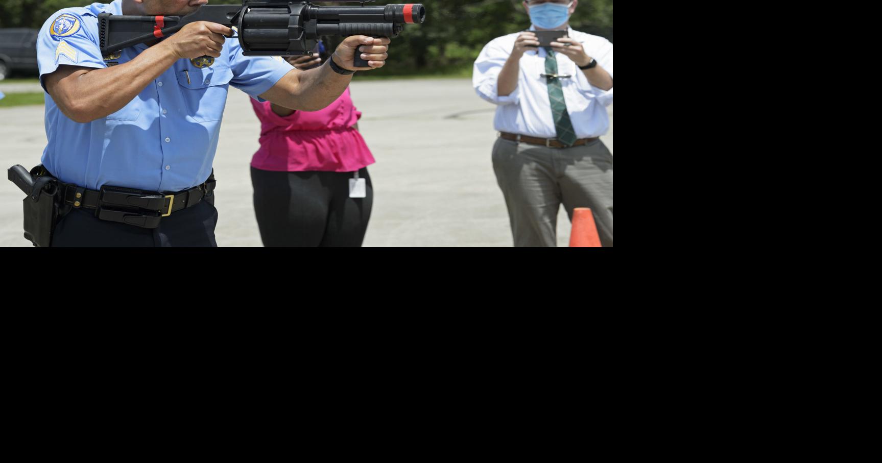 Photos: NOPD demonstrates non-lethal weapons used during George Floyd ...