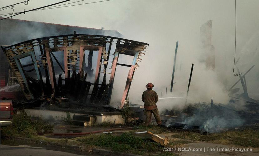 2-alarm fire burns home at North Claiborne and St. Bernard | Traffic ...