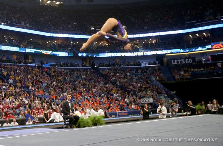 See the photos as LSU's Sarah Finnegan scores perfect 10 at SEC ...