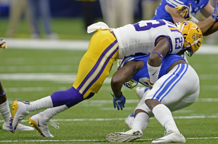 LSU linebacker Corey Thompson overcomes 5 surgeries, dashes thoughts of ...