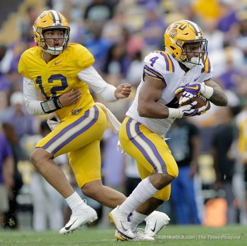 Check out the final stats from LSU football's spring game | Archive ...
