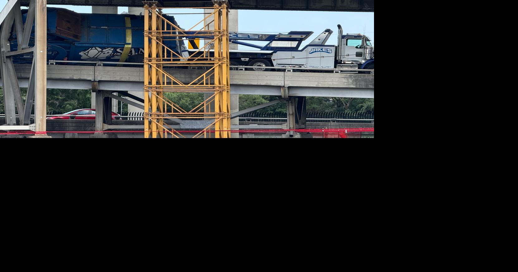 Crews work to repair I-10 ramp damaged by garbage truck | News | nola.com