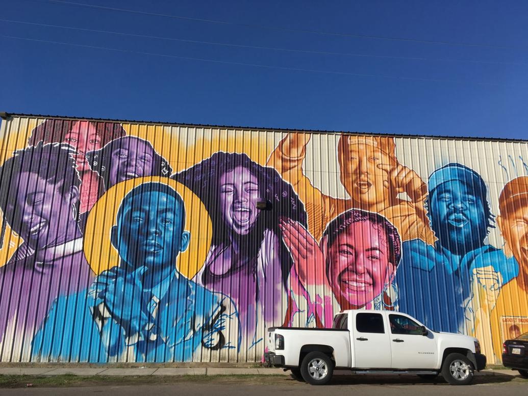 Brandan "BMike" Odums Lafitte Greenway mural | Gambit Weekly | nola.com