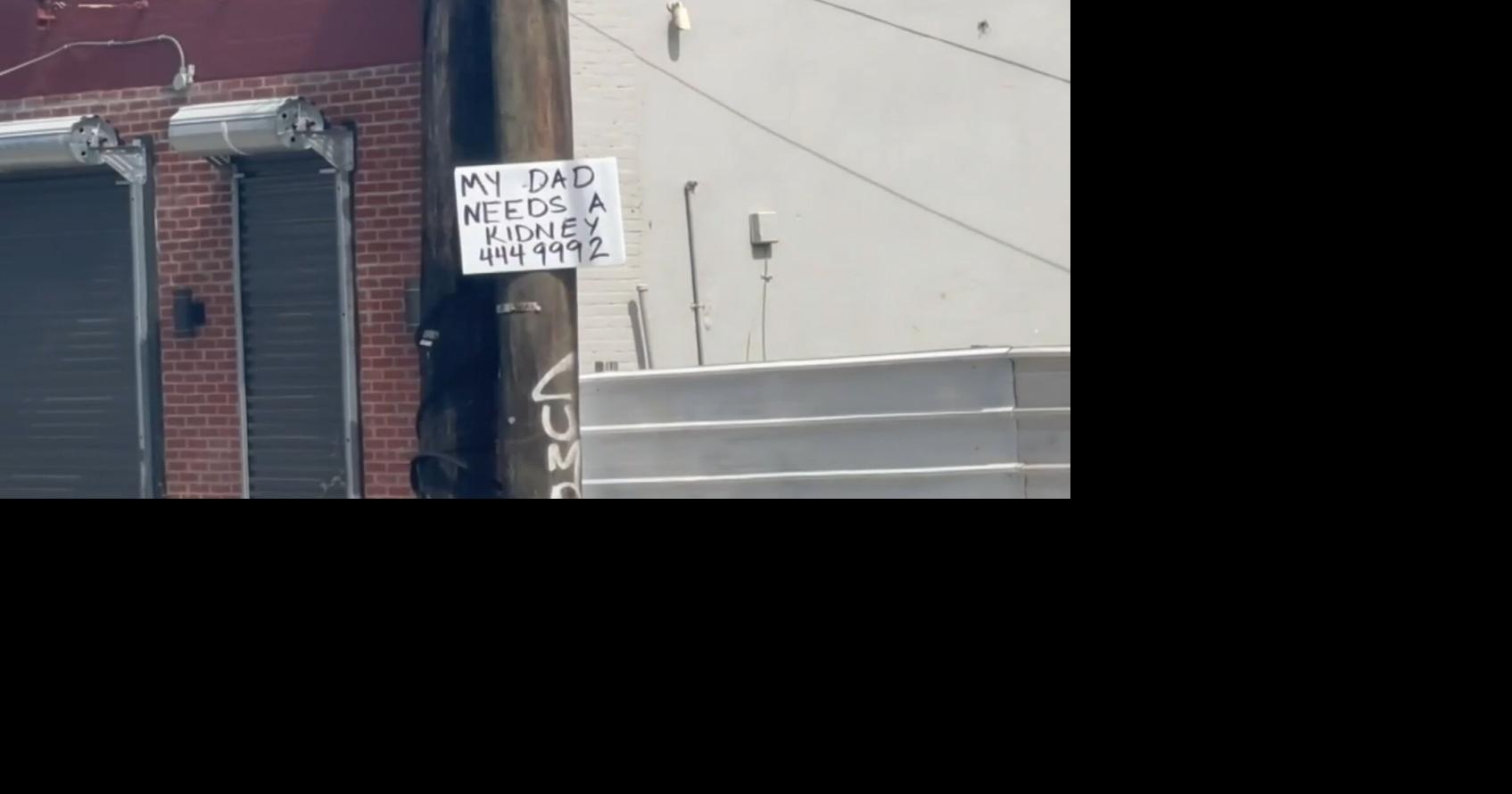 Who is behind 'My dad needs a kidney' signs in New Orleans? | News ...