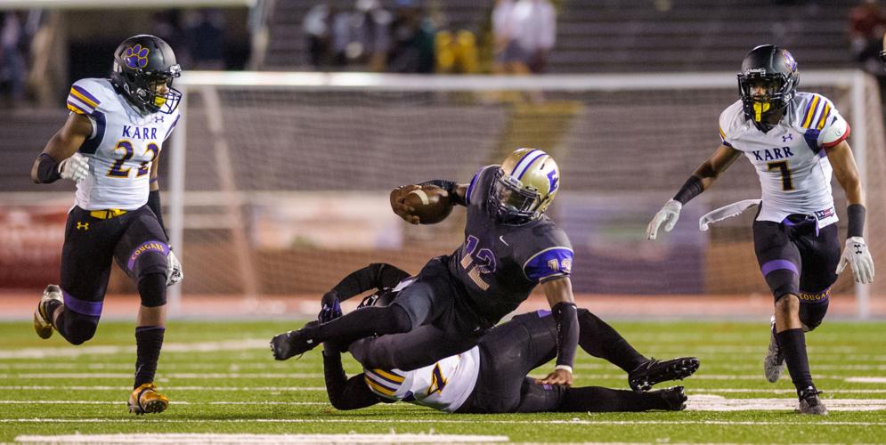 Skyler Perry's 4 TDs, stingy defense leads to Karr's 40-6 romp over ...