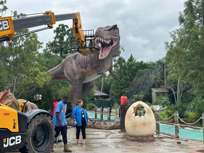 Life-sized animatronic dinosaurs back at NOLA's Audubon Zoo ...