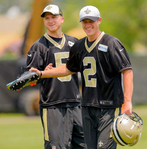 Old friends Dustin Hopkins, Zach Hocker now vying for same job as ...