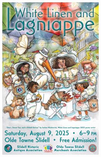 Wichterich has poster art for Slidell's White Linen Night | One Tammany ...