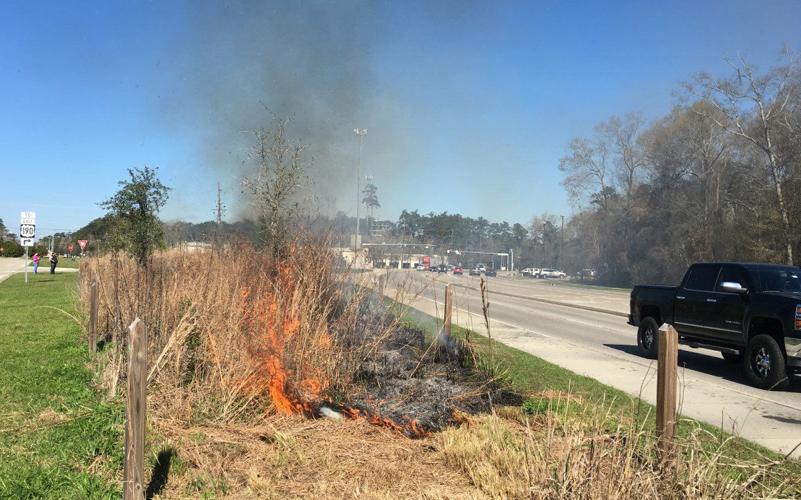Fire burns Mandeville public garden - for good reason | Traffic | nola.com