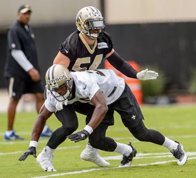 Nate Stupar, the Saints' returning leader in special-teams tackles ...