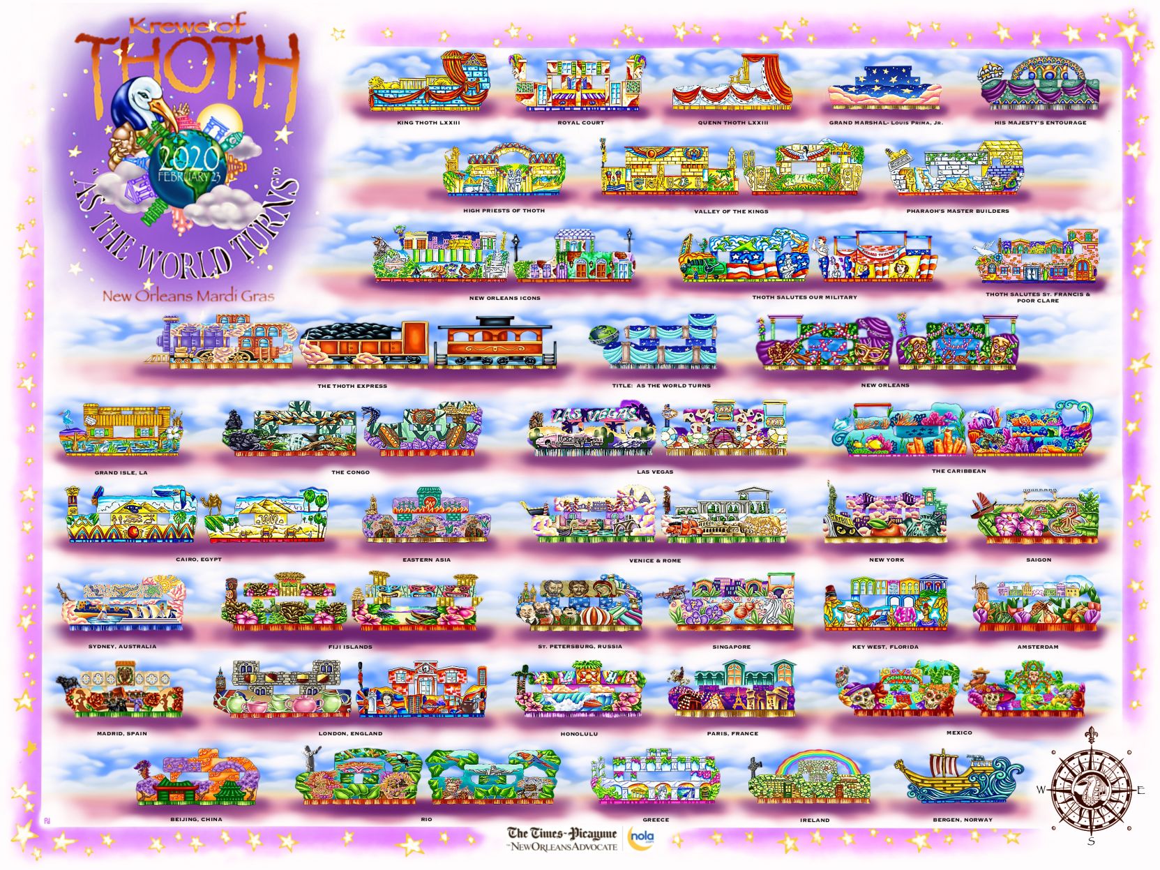 Two Krewe of Thoth riders hospitalized after falling off floats during ...