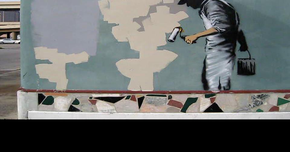 Banksy’s graffiti painting of the Gray Ghost has disappeared | Arts ...