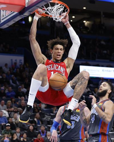 Jaxson Hayes helps Pelicans come back to beat Thunder | Pelicans | nola.com