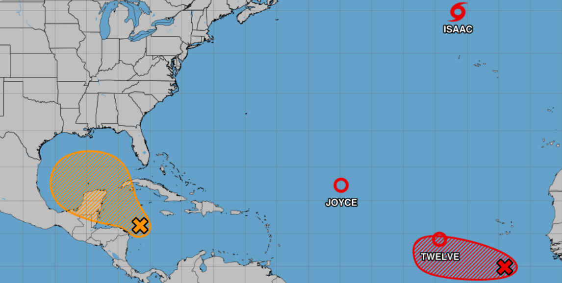 Depression may form in Gulf as 4 systems move in Atlantic | Hurricane ...