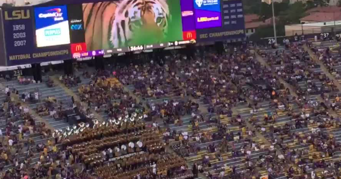 Watch LSU band's tribute to Mike VI ahead of game at Tiger Stadium ...