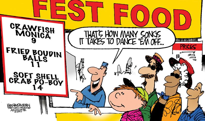 Walt Handelsman Jazz Fest cartoons | Walt Handelsman | nola.com