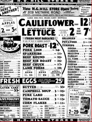 More long-gone grocery stores of New Orleans: Vintage photos and ads ...