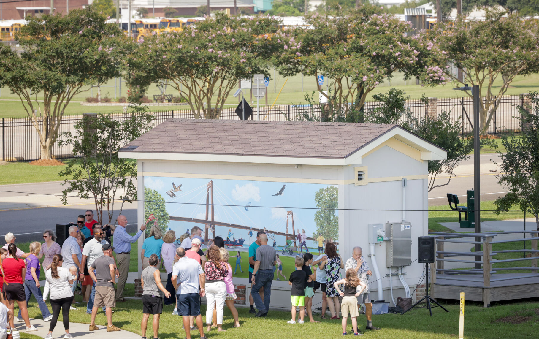 Photos: St. Charles Parish unveils mural at West Bank Mississippi River ...