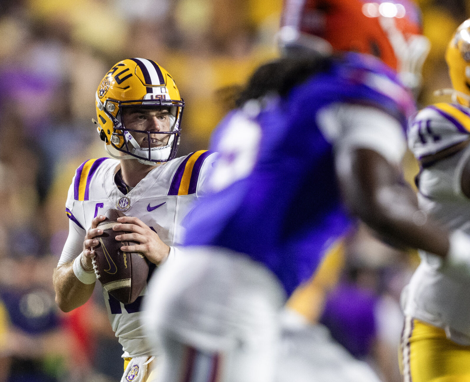 LSU quarterback Garrett Nussmeier dealing with torso injury | LSU ...