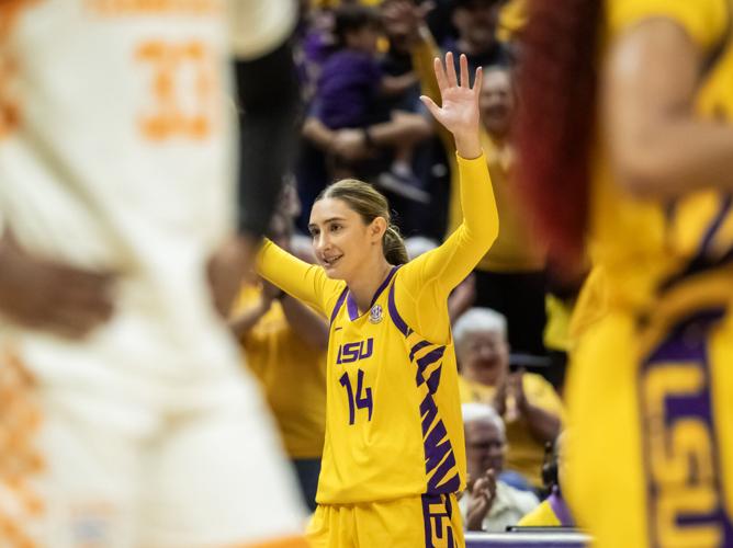 LSU’s Izzy Besselman talks ‘surreal’ senior night moment | Womens ...