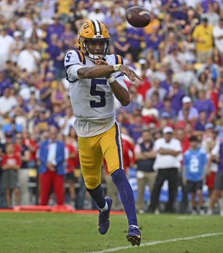 LSU notebook: QB Jayden Daniels uses his legs to take down Ole Miss ...