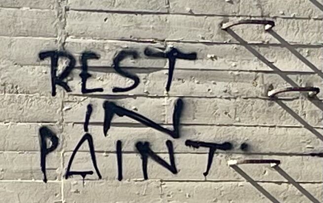 A message to the 'Gray Ghost' anti-graffiti activist pops up | Arts ...