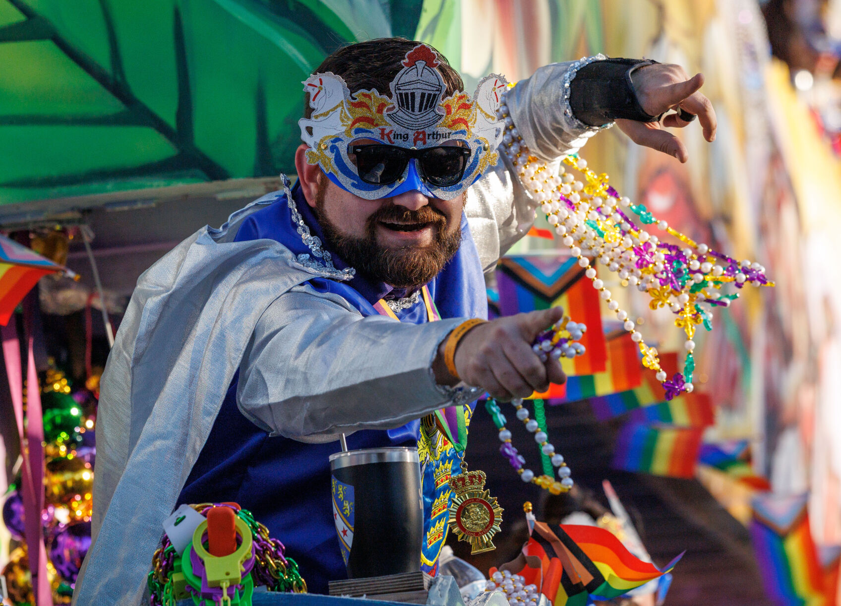 Photos: Krewe of King Arthur rolls through Uptown with American food ...
