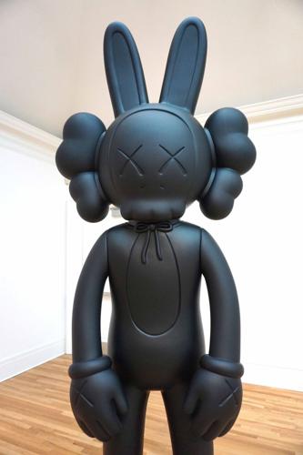 Minnie Mouse-like sculpture weeps as KAWS art exhibit opens at Newcomb ...