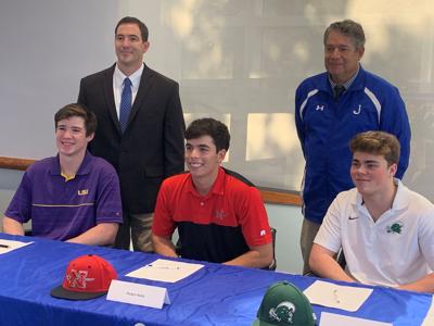 Jesuit pitchers Will Hellmers, Brian Valigosky sign with LSU, Tulane ...
