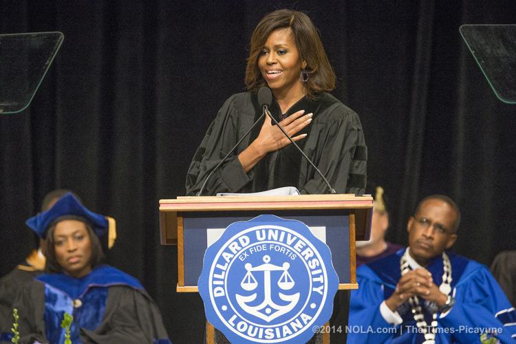 Michelle Obama in New Orleans: College graduates must help others reach ...