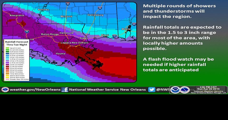 Heavy rain, strong thunderstorms, chance of tornadoes forecast for New ...