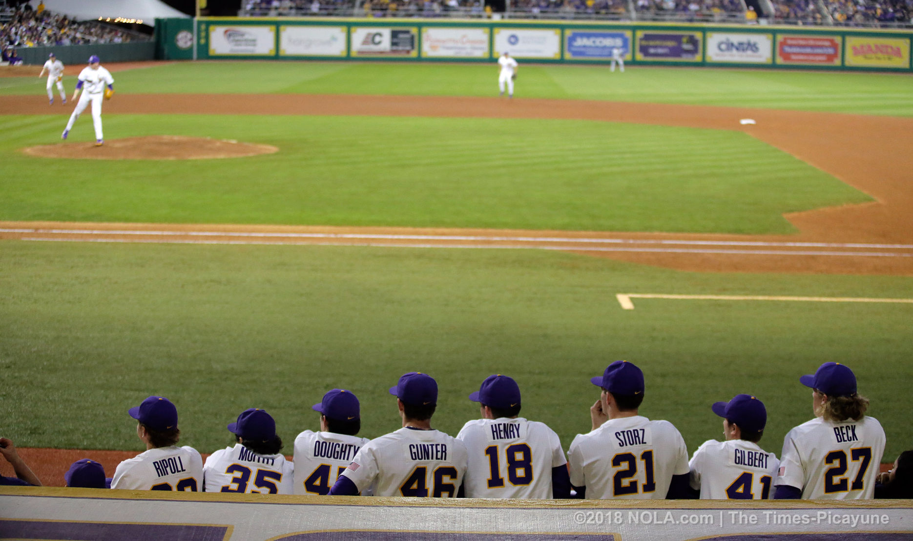 Clay Moffitt throws 5 shutout innings as LSU routs Grambling 9-0 ...