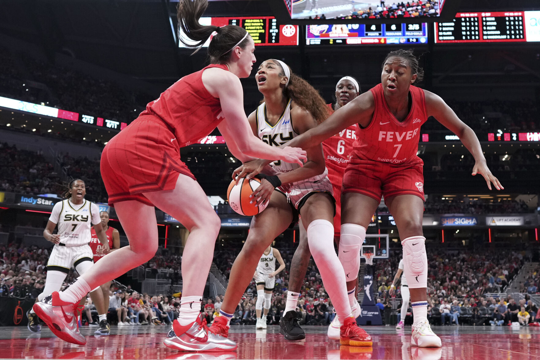 Caitlin Clark speaks on WNBA's probe of Angel Reese skirmish | LSU ...