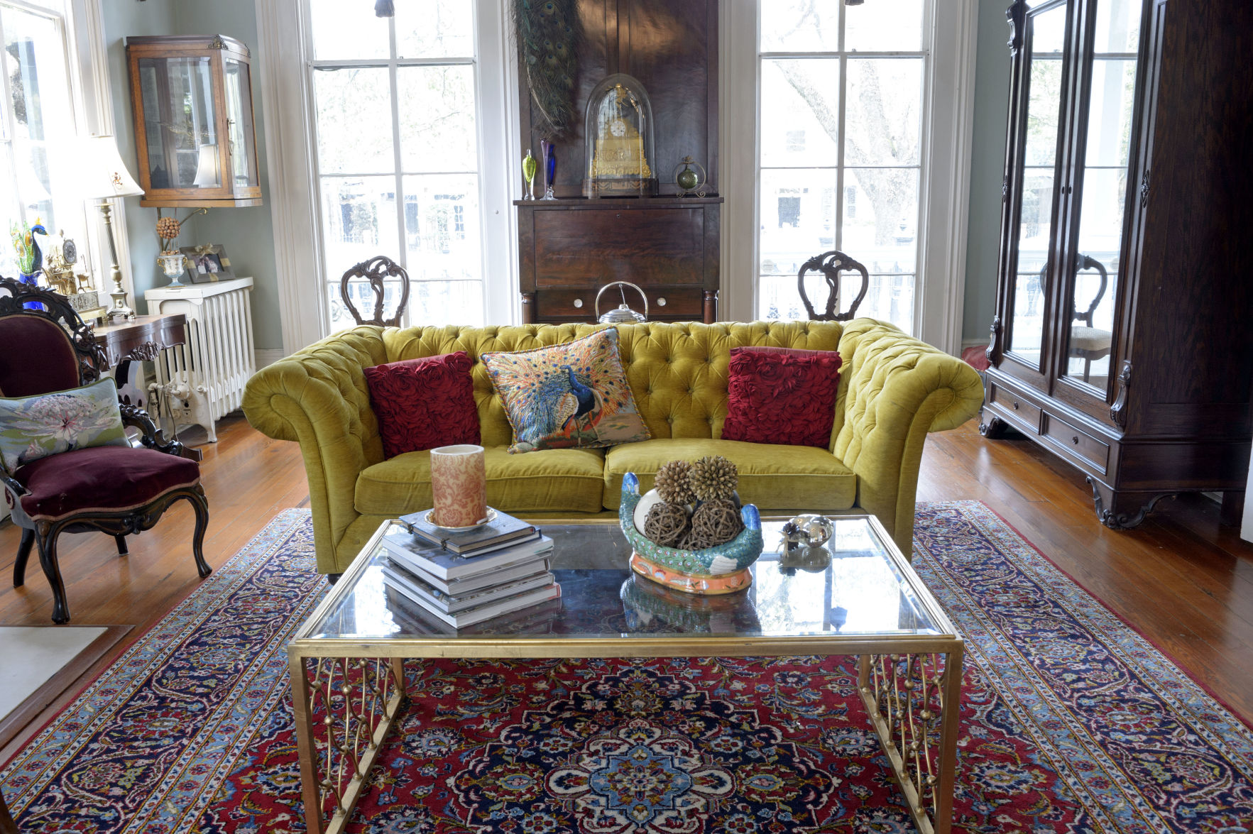 Kitchen is the heart of Garden District house where family and friends ...