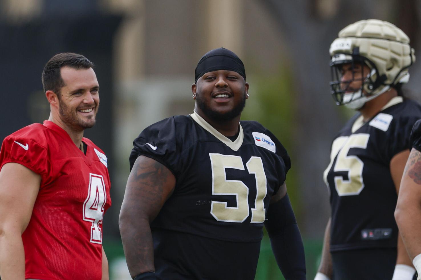 Saints guard Cesar Ruiz's knee injury not 'structural issue' | Saints ...
