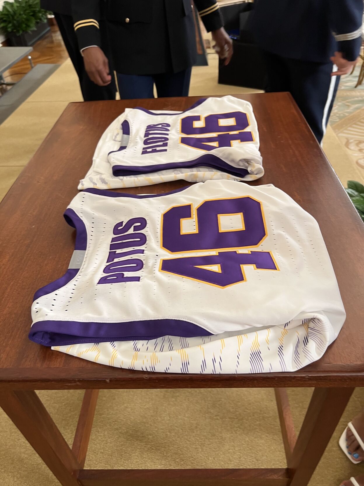 Talent, heart and grit: The Bidens honor the LSU Tigers as national ...