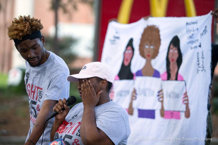 New Orleans Area Mcdonalds Workers Take Part In National Strike Over