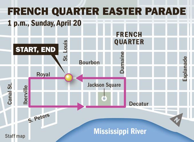 See routes, maps for New Orleans 2025 Easter parades | Entertainment ...