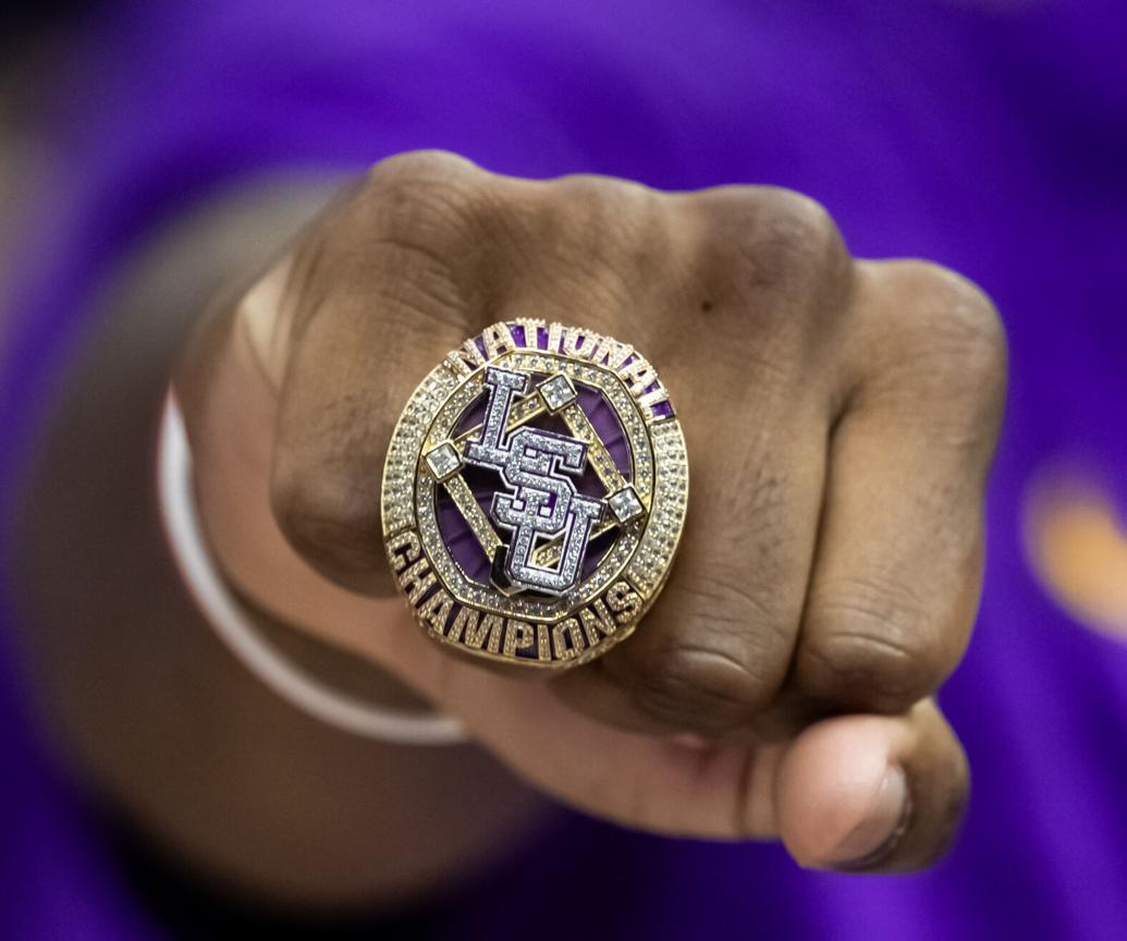 Photos: LSU baseball honors 2025 National Championship team with ring ...